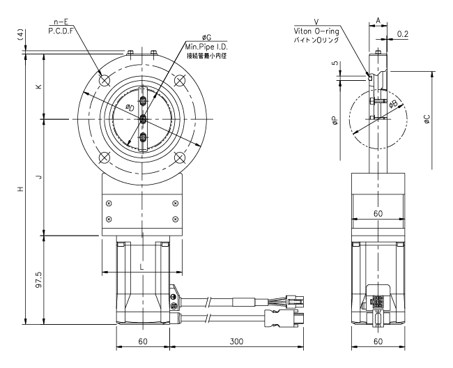 High-Performance Motor Drive Butterfly Valves MBV-SDⅡ-AZ Series | 株式会社 ...